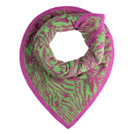 Shawl Zebra Fiery Pink Green SP7514 online kopen